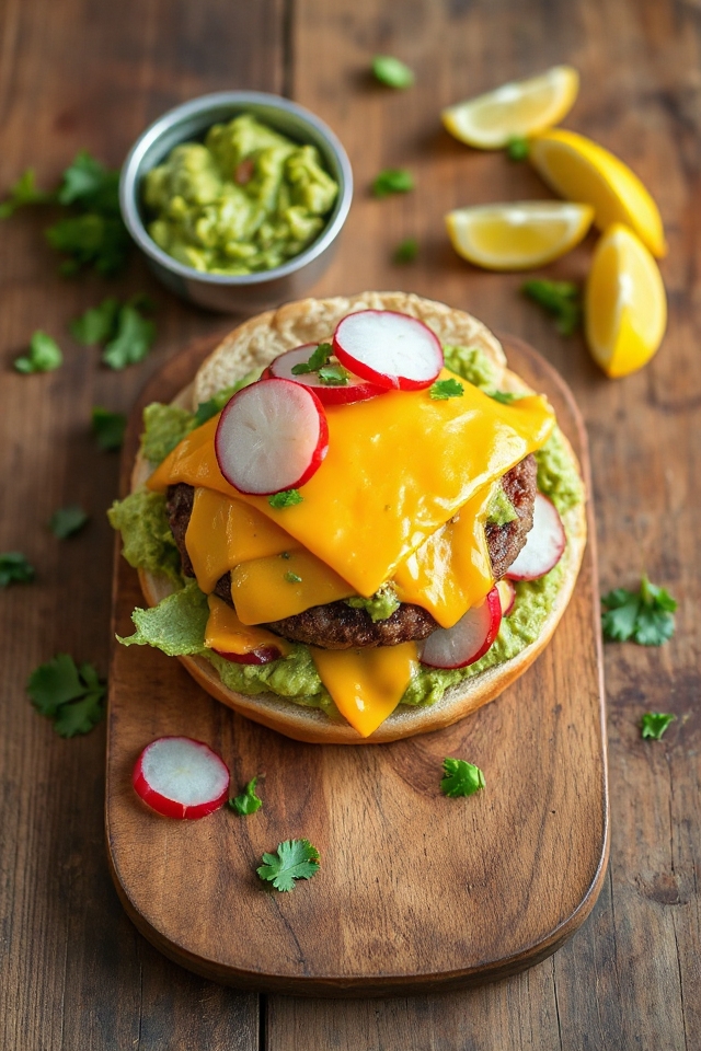 Avocado-Infused Cheeseburger Recipe - burgerideas.com